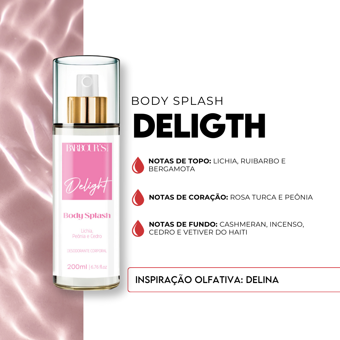 Body Splash Delight - Deo Colônia (Ref. Olfativa Delina)