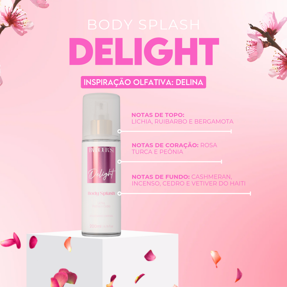 Kit Body Splash + Perfume de Cabelo Delight