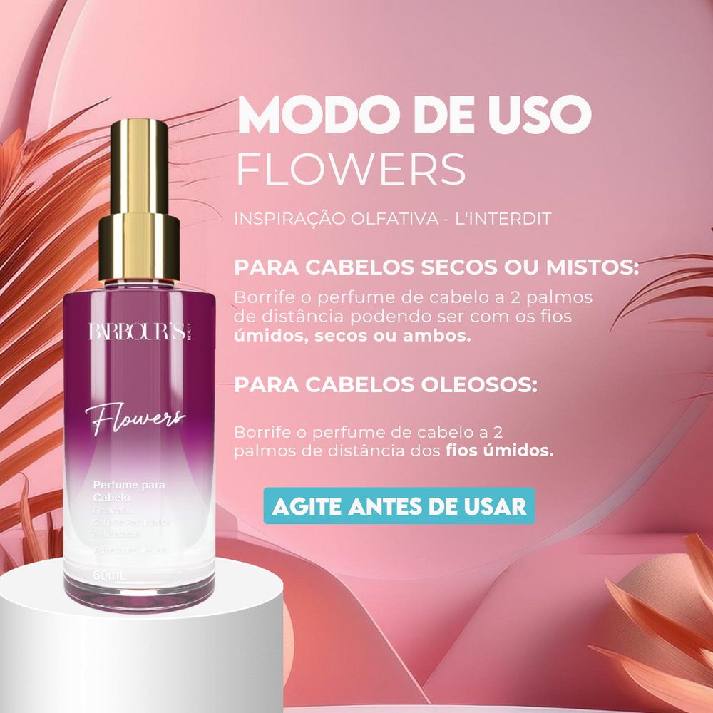 Kit 6 Perfumes para Cabelo (6 produtos)
