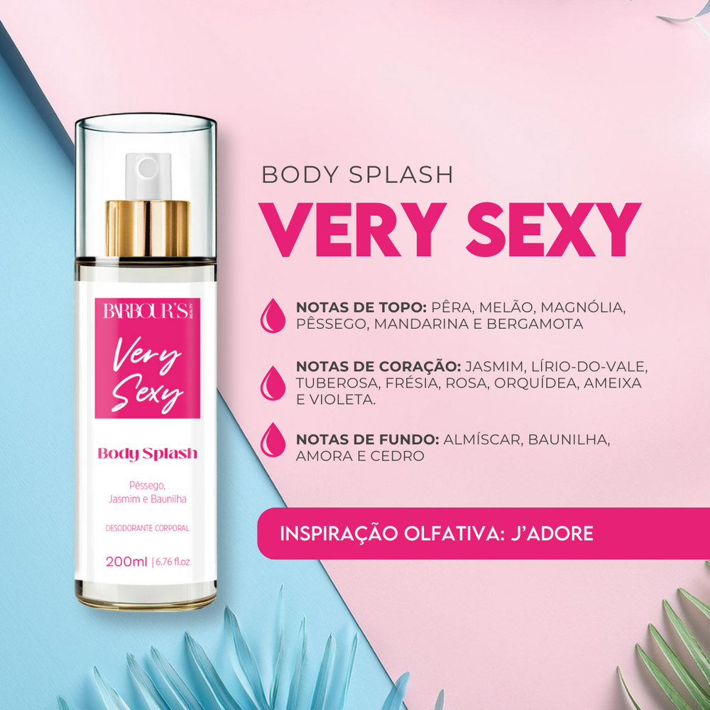 Body Splash Very Sexy - Deo Colônia (Ref. Olfativa J’adore)